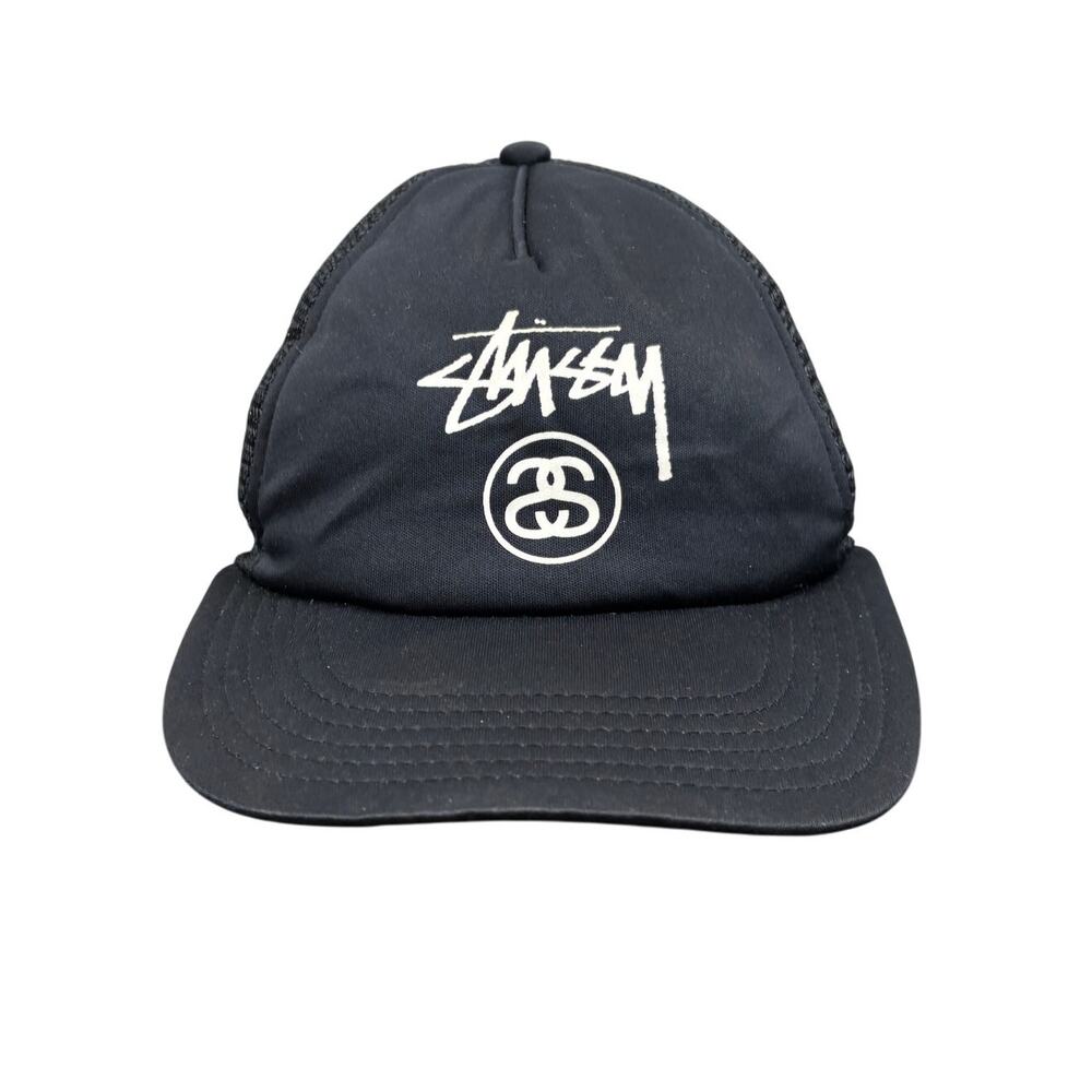 Rare Stussy Capz Stock Lock Trucker Hat Snapback Stre… - Gem